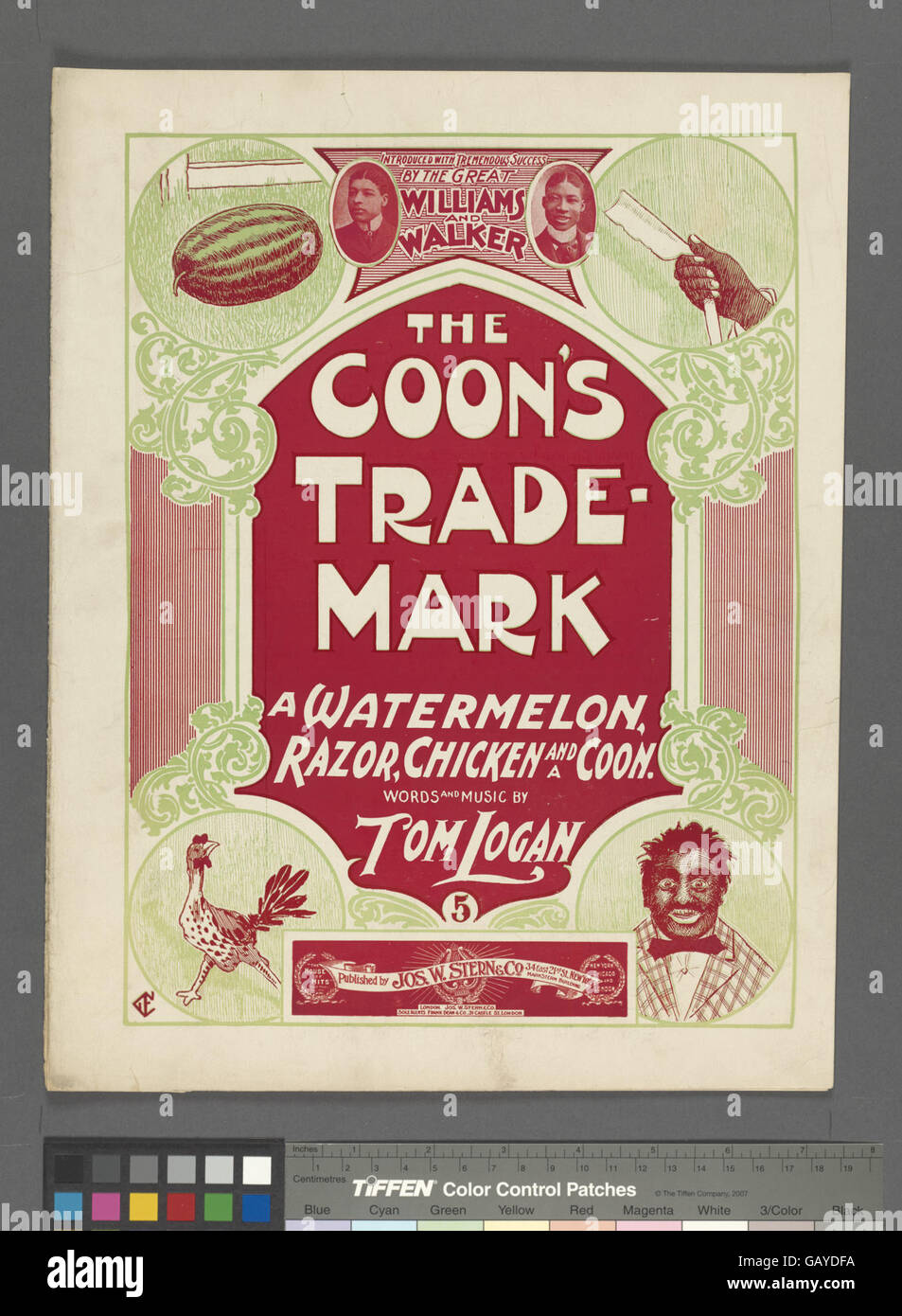 'The Coon's Trade-Mark' is likely a cultural reference or artwork from ...