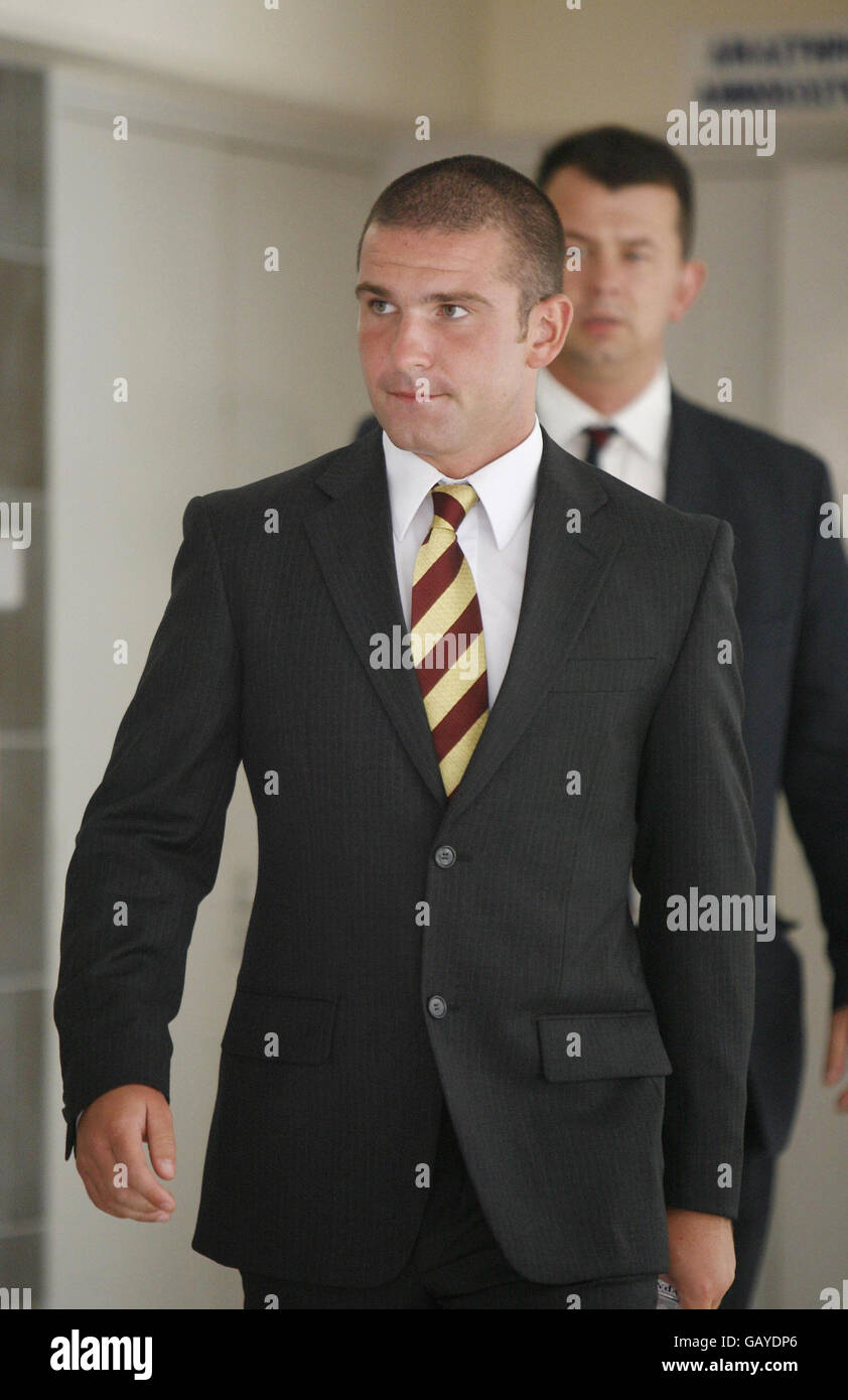 Nine British soldiers on trial after Cypriot bar brawl Stock Photo - Alamy