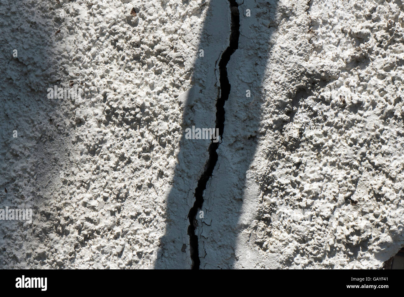 Cracked stucco wall Stock Photo - Alamy