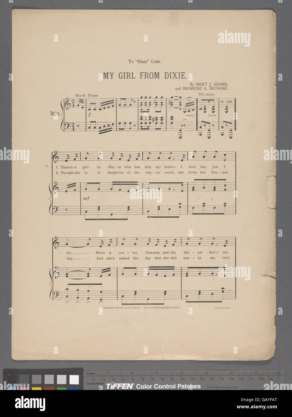 'My Girl from Dixie' is a song reflecting the love and admiration for a ...