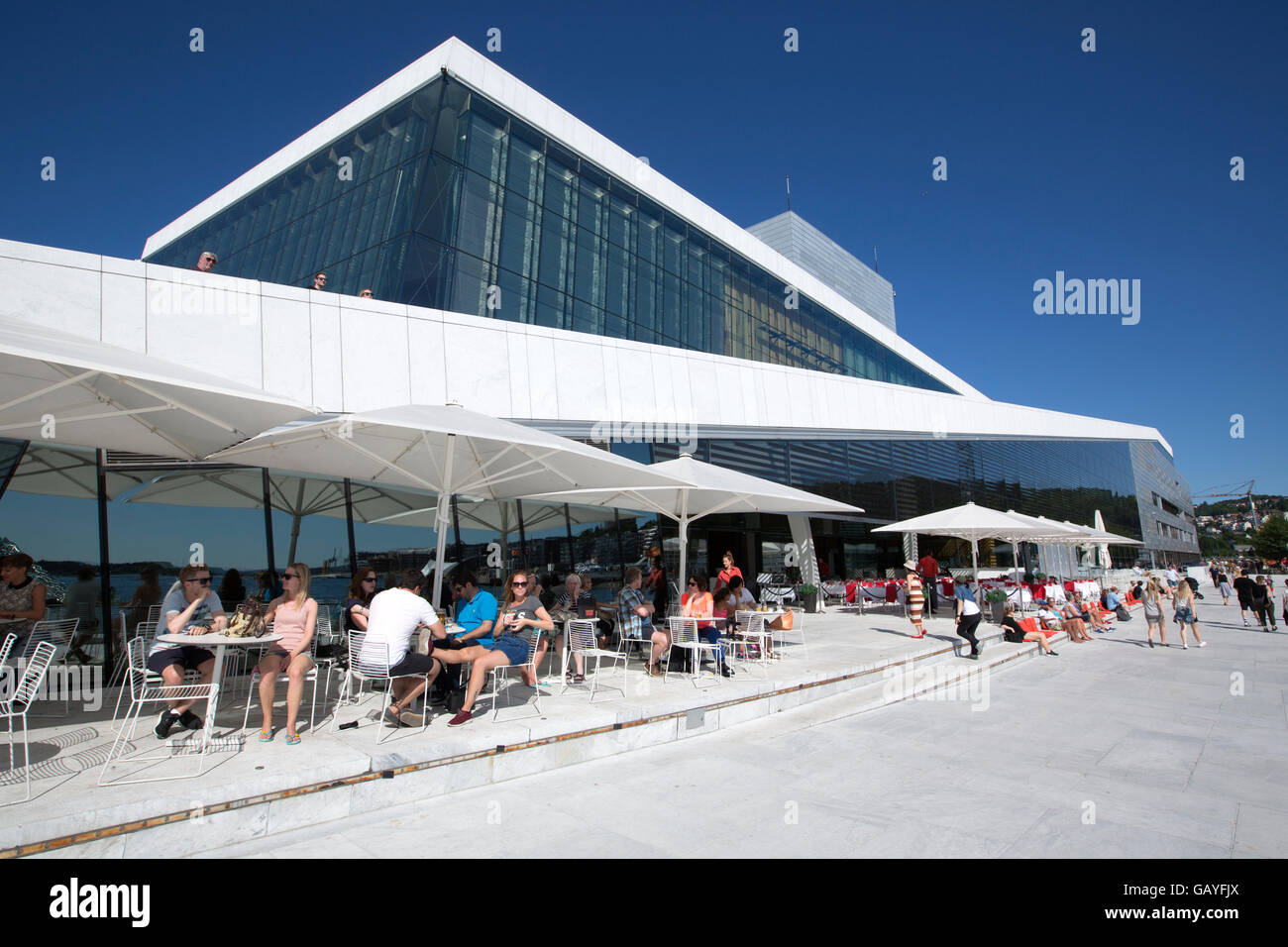 Oslo Opera House, home of The Norwegian National Opera and Ballet, and ...