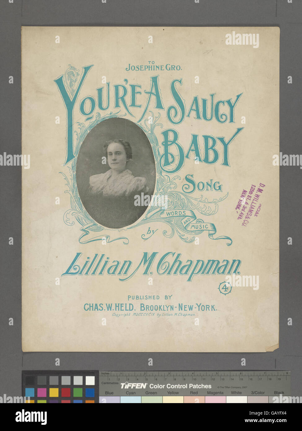 A playful vintage image titled 'You’re a Saucy Baby', likely capturing ...
