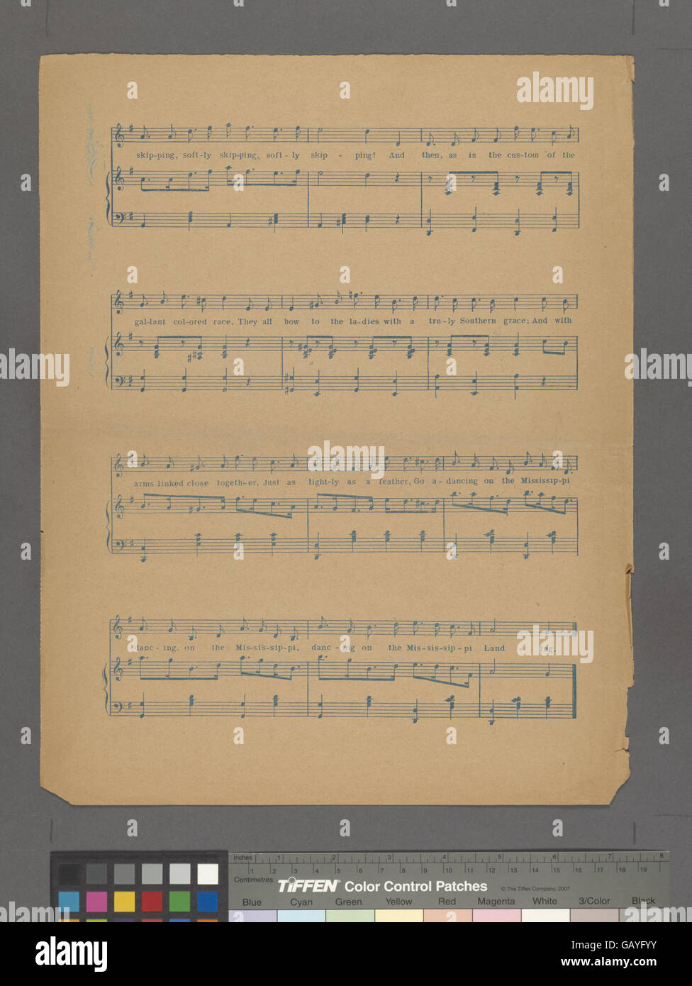 'Dancing on the Mississippi Landing' is a lively and energetic song ...