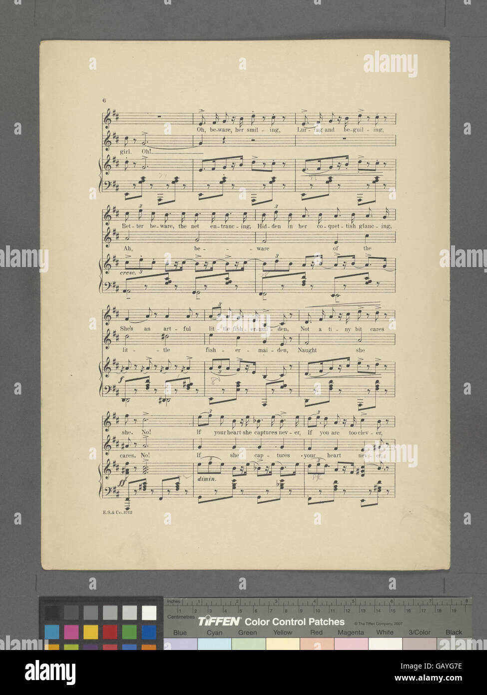 'Flirtation Song' likely refers to a playful, light-hearted piece of ...