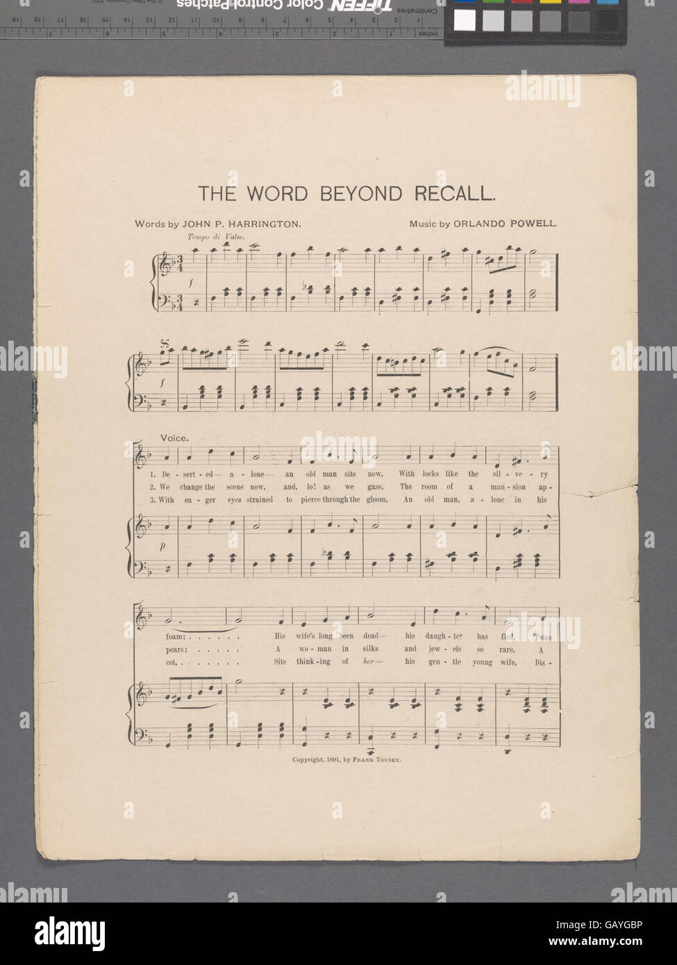 'He'll Ne'er Return Again' likely refers to a song, poem, or story ...