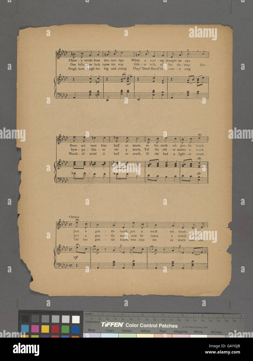 'Just a Gentle Touch' could refer to a song, poem, or story focusing on ...