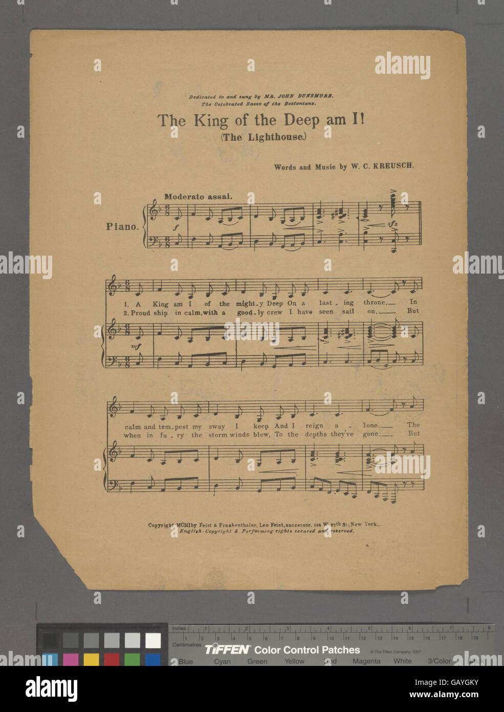 'The King of the Deep Am I!' is an assertive statement possibly ...