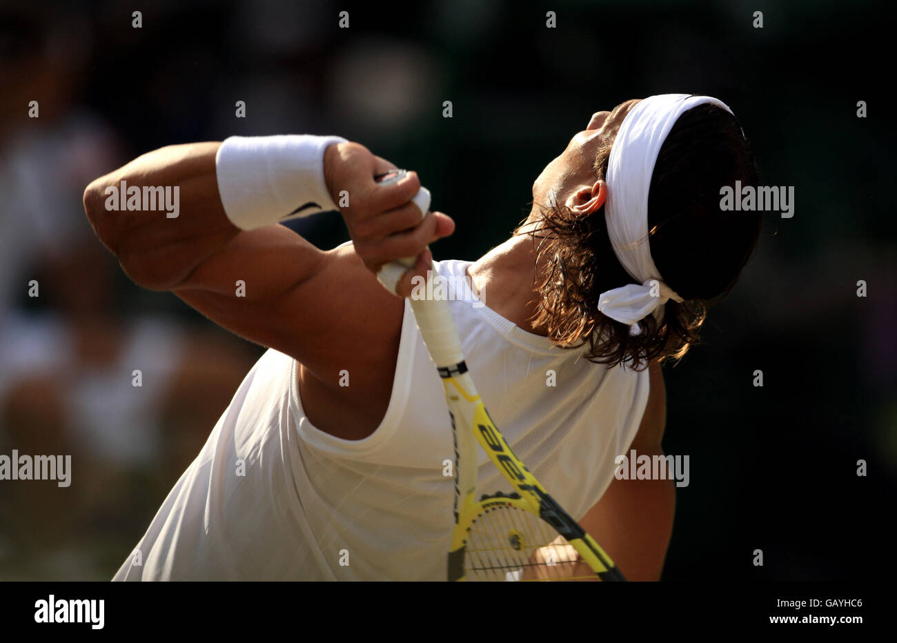2008 wimbledon final rafael nadal hi-res stock photography and images ...