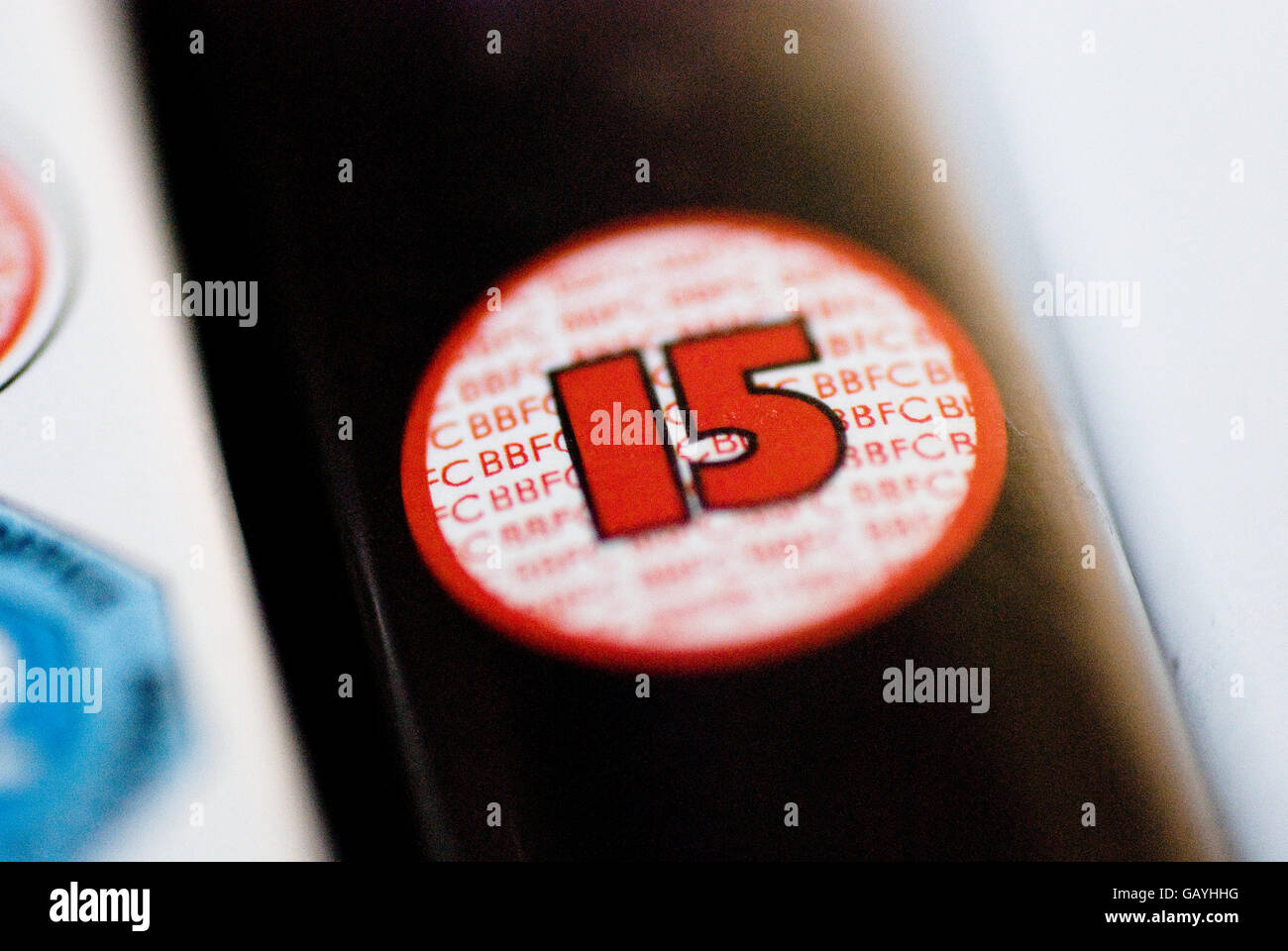 Dvd classification hi-res stock photography and images - Alamy