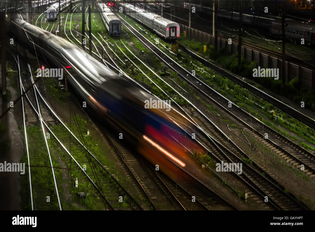 Railway junction hi-res stock photography and images - Alamy