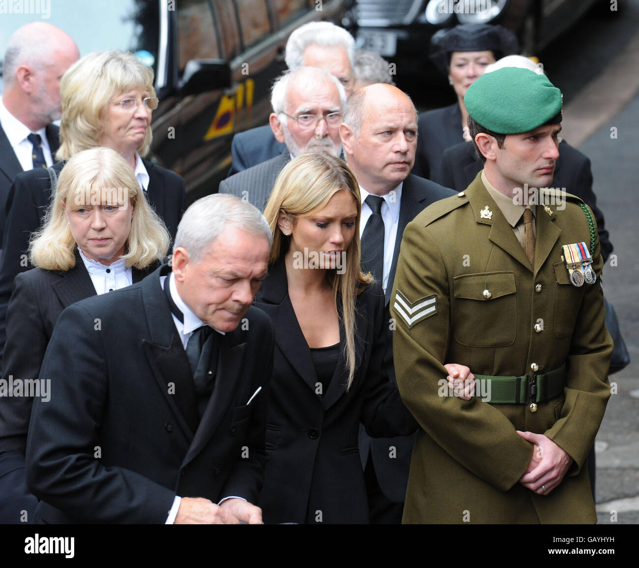 Corporal Sarah Bryant funeral Stock Photo - Alamy