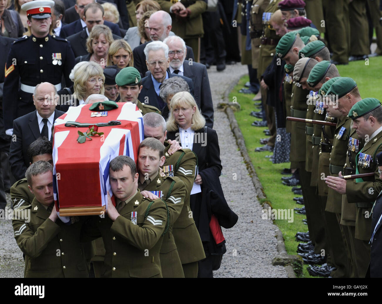 The funeral of Corporal Sarah Bryant, 26, takes place at Holy Trinity ...