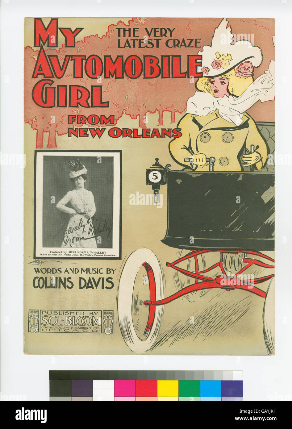 'My automobile girl from New Orleans' likely refers to a character or a ...