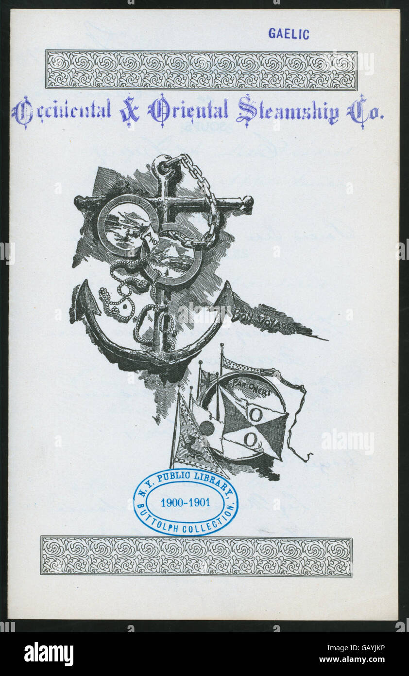 A dinner event hosted by Occidental & Oriental Steamship Co. aboard the ...