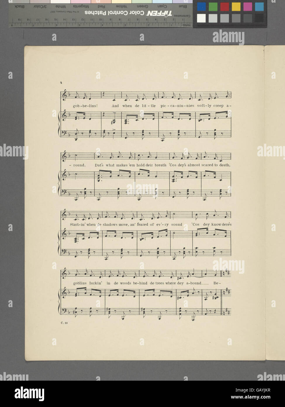 A work depicting 'The Piccaninnies,' which may refer to a popular term ...