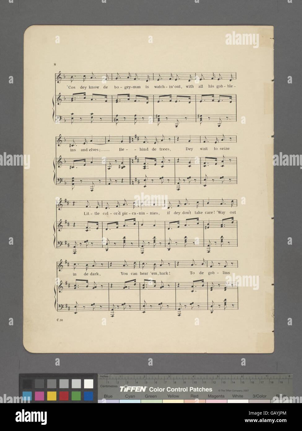 A cultural reference to the 'Piccaninnies', often used in historical ...