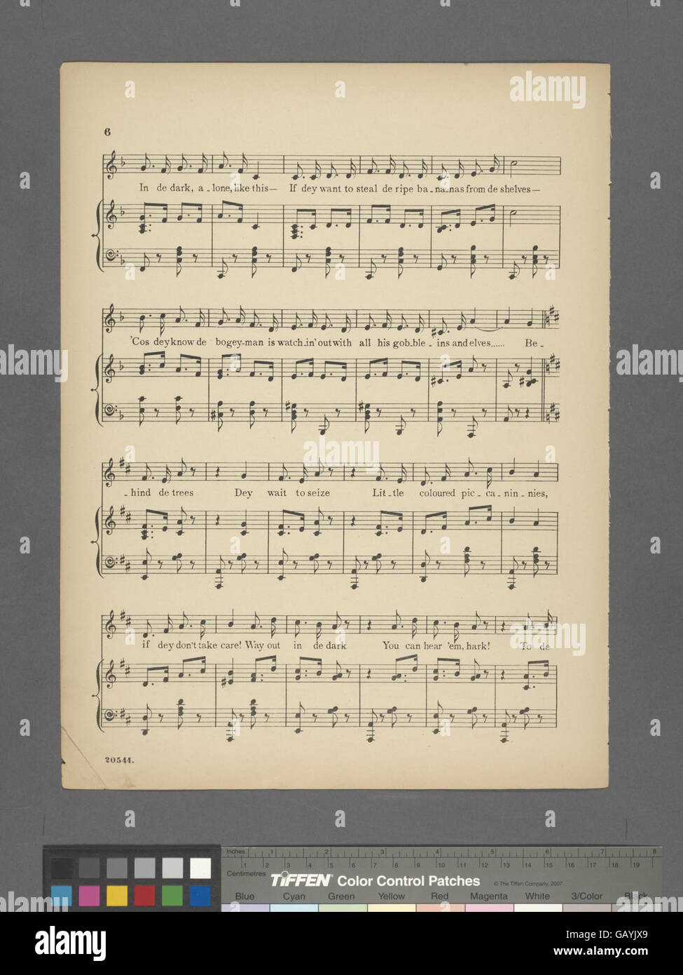 A performance or illustration titled 'The Piccaninnies', possibly ...