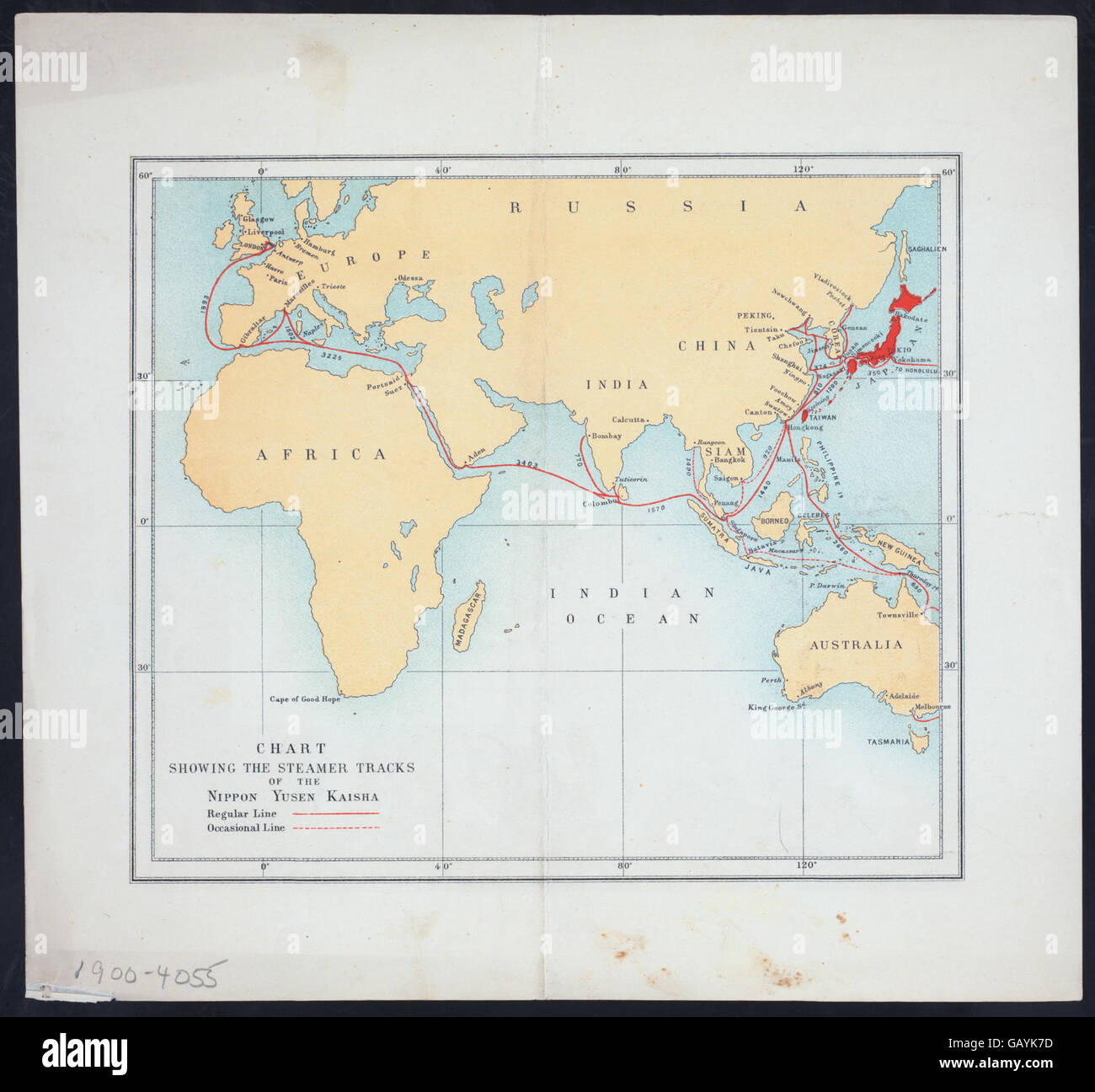 A dinner held aboard the SS Kasuga, a ship operated by the Nippon Yusen ...