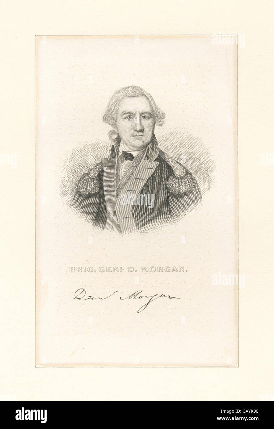Brigadier General D. Morgan was a prominent military figure known for ...