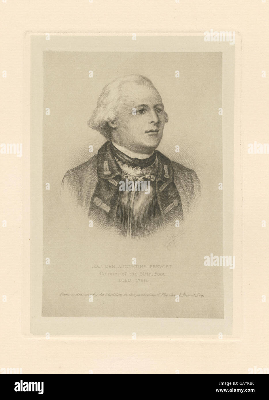 Major General Augustine Prevost was a British Army officer who served ...