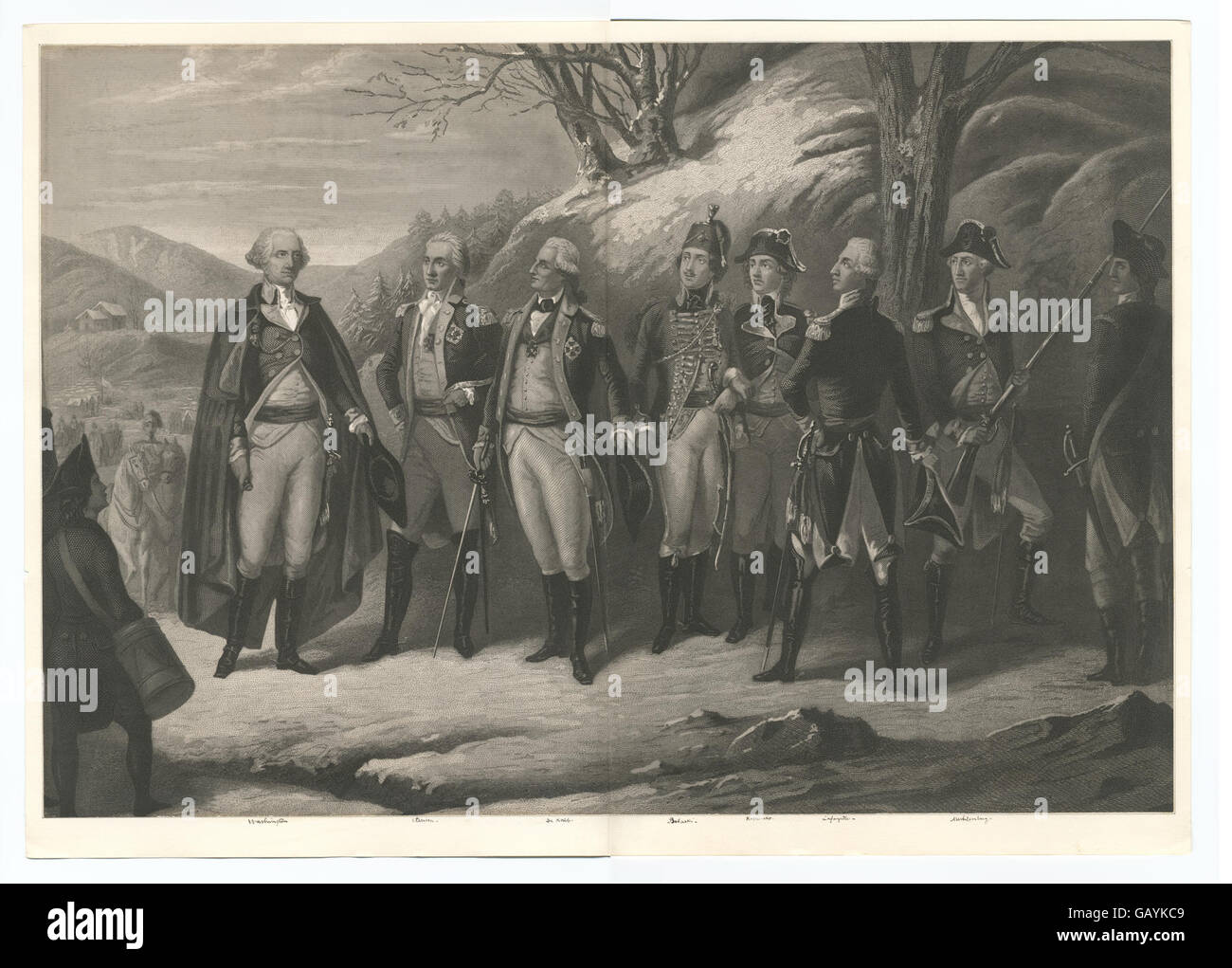 A list of prominent figures from the American Revolution, including ...