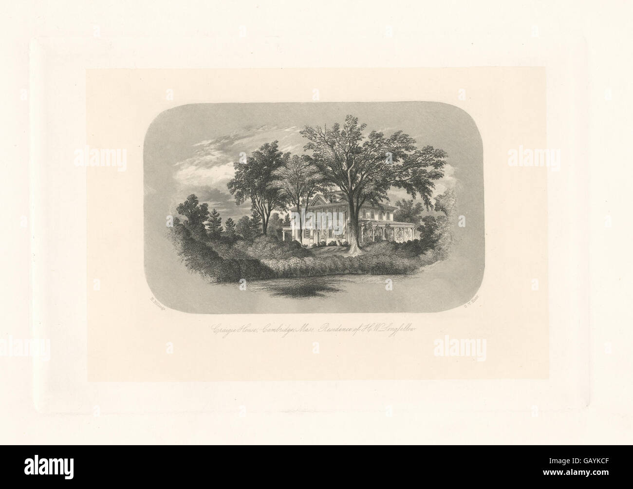 Longfellows home at craigie house hi-res stock photography and images ...
