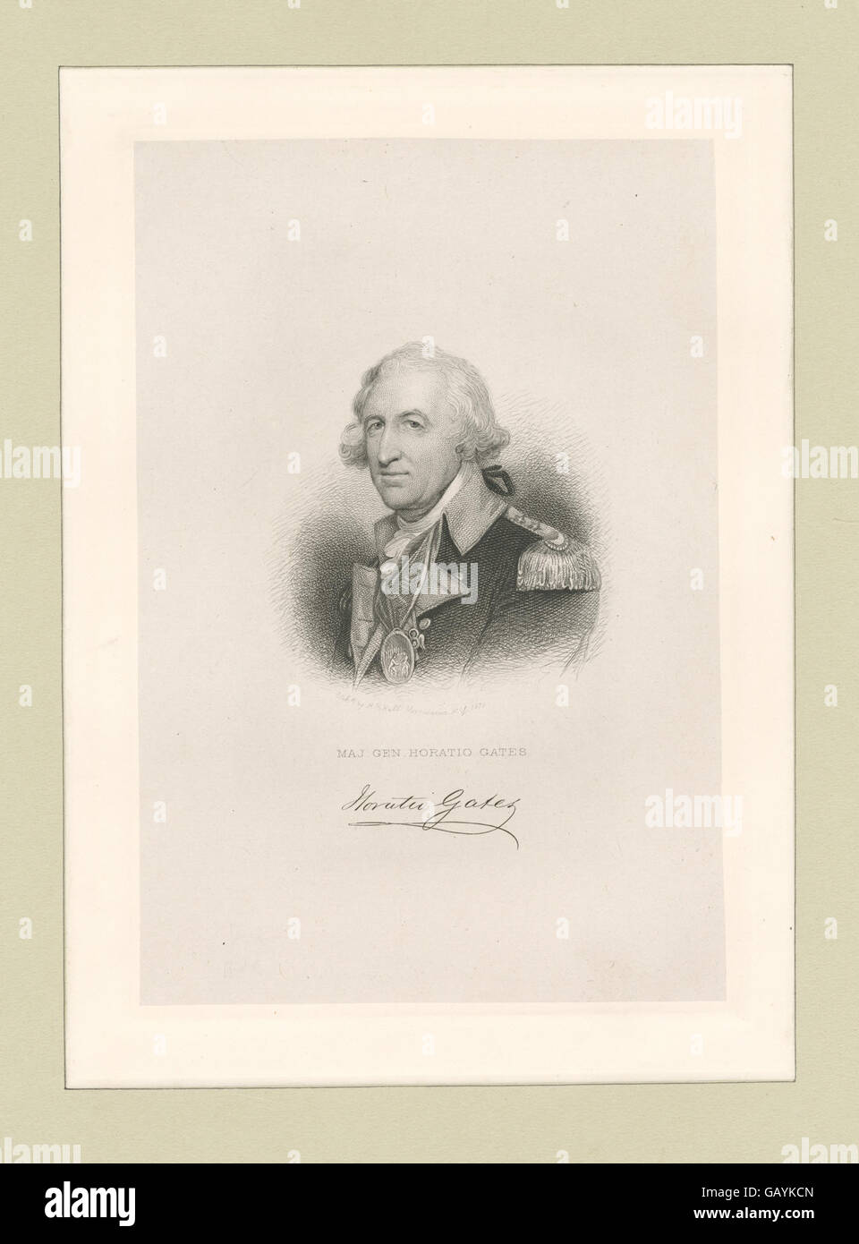 Major General Horatio Gates was a key figure in the American ...
