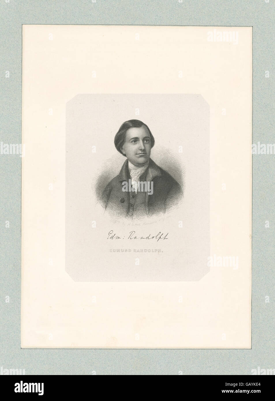 Edmund Randolph (1753–1813) was an influential American statesman and ...