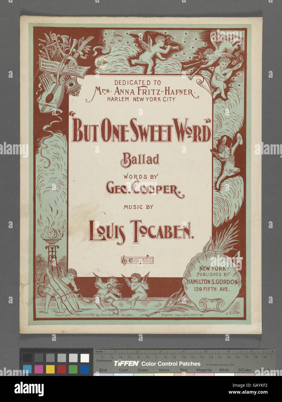 'But One Sweet Word' is a romantic ballad from the early 20th century ...