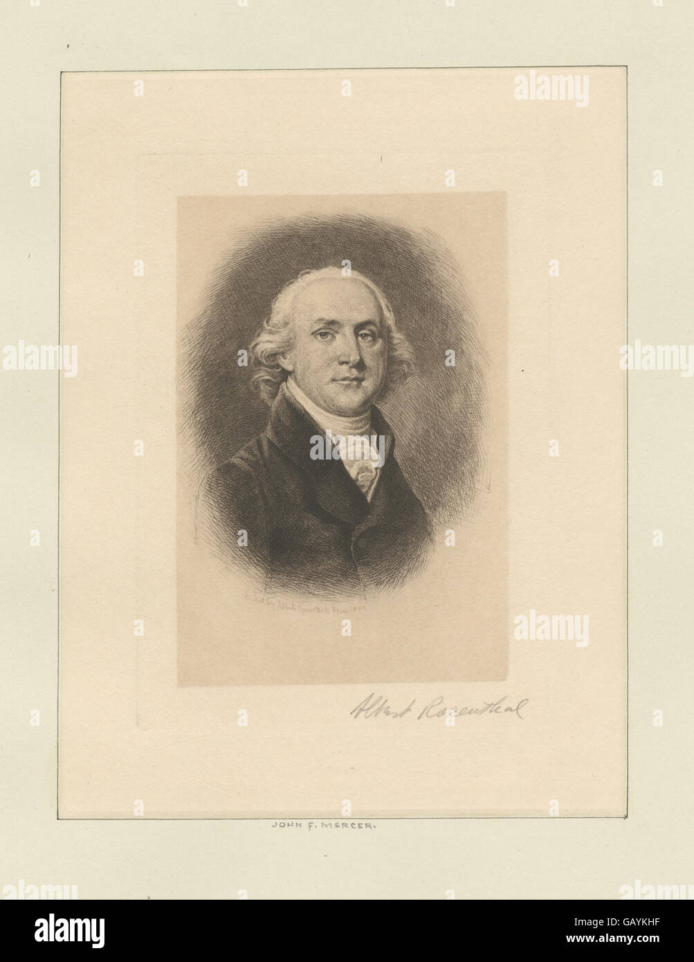 A historical reference to John F. Mercer, possibly a notable figure in ...