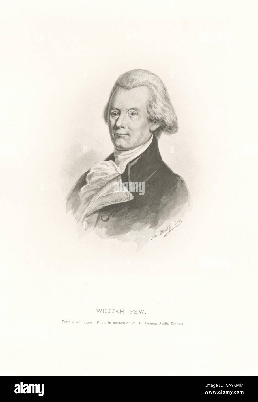William Few was an American politician, a signer of the U.S ...