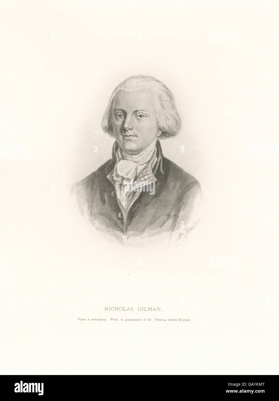 Nicholas Gilman ( NYPG97-F85-421170 Stock Photo - Alamy