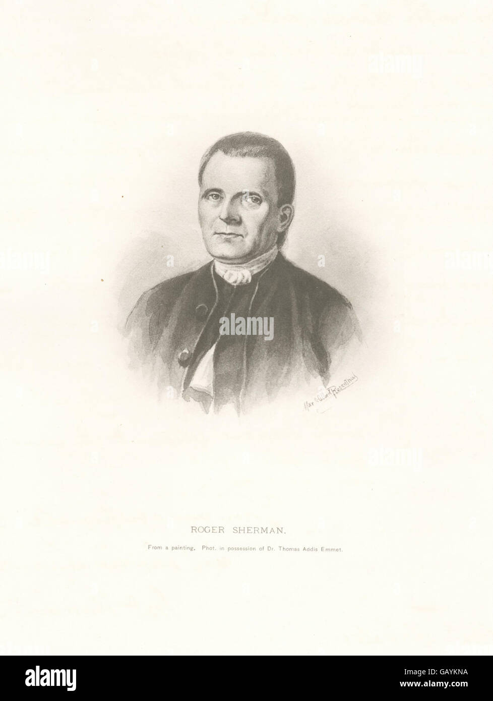 Roger Sherman ( NYPG97-F85-421935 Stock Photo - Alamy