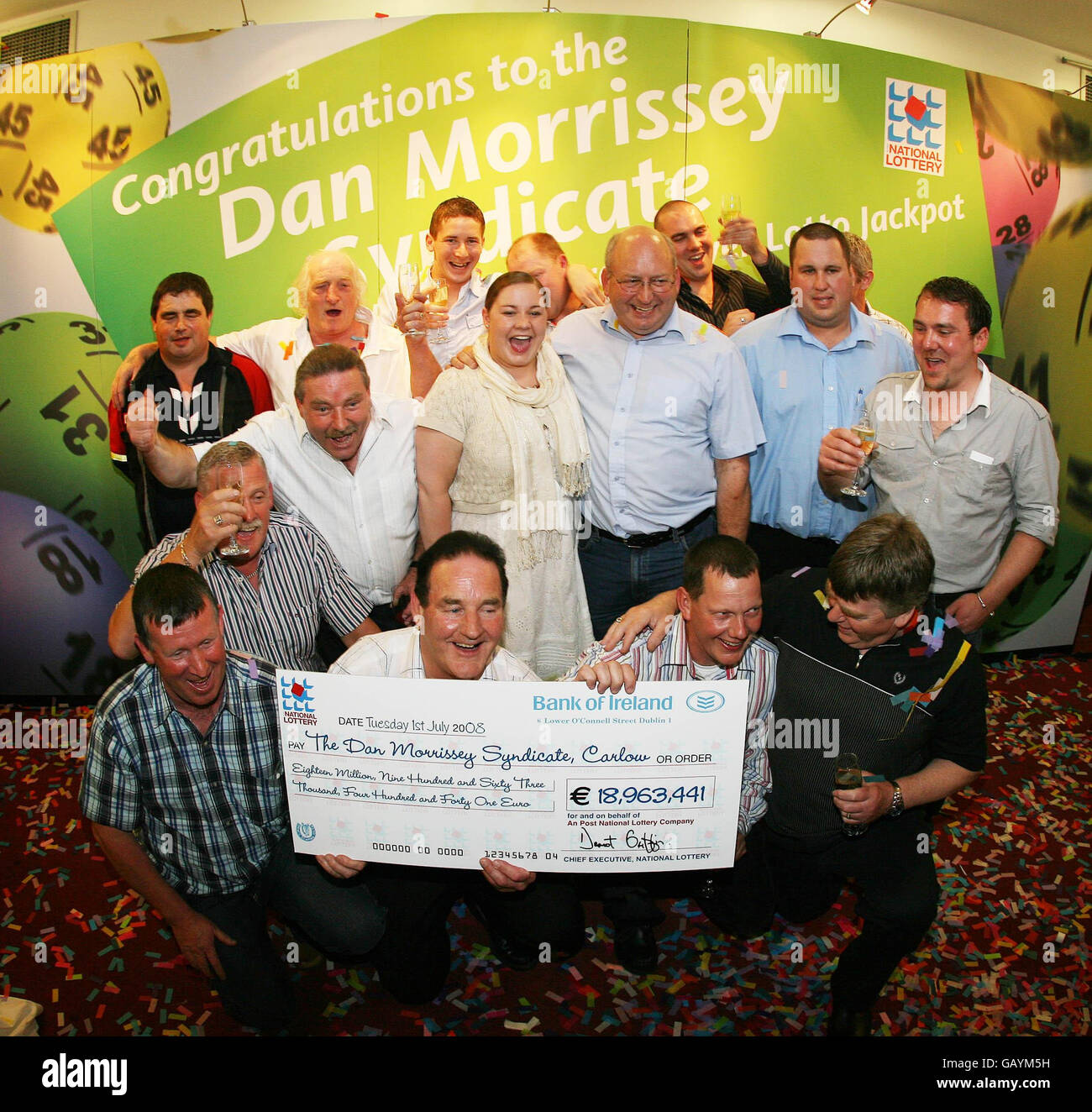 The members of the Morrissey concrete syndacate who scooped irelands ...