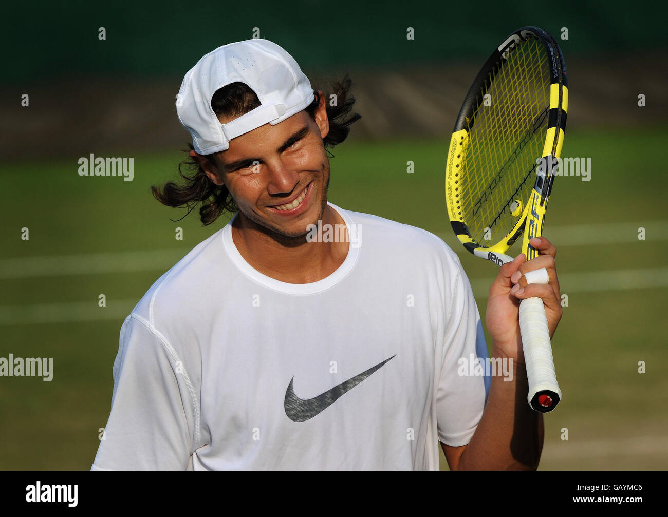 Rafael nadal wimbledon 2008 hi-res stock photography and images - Alamy