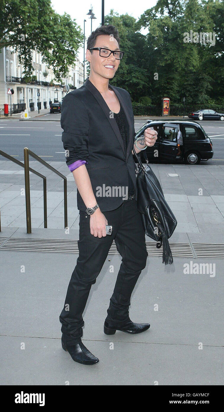 Gok Wan arriving at the Harper Collins summer party for distinguished ...