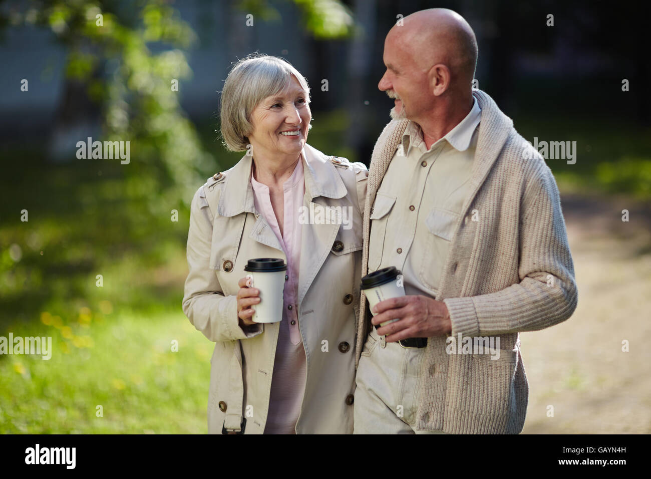 Walk and refreshment Stock Photo - Alamy
