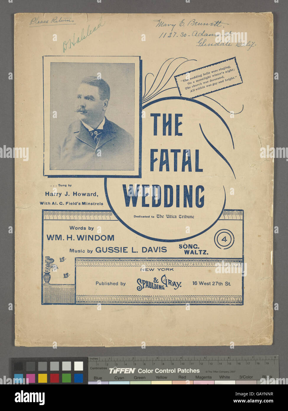 A tragic narrative or artwork titled 'The Fatal Wedding,' which may ...