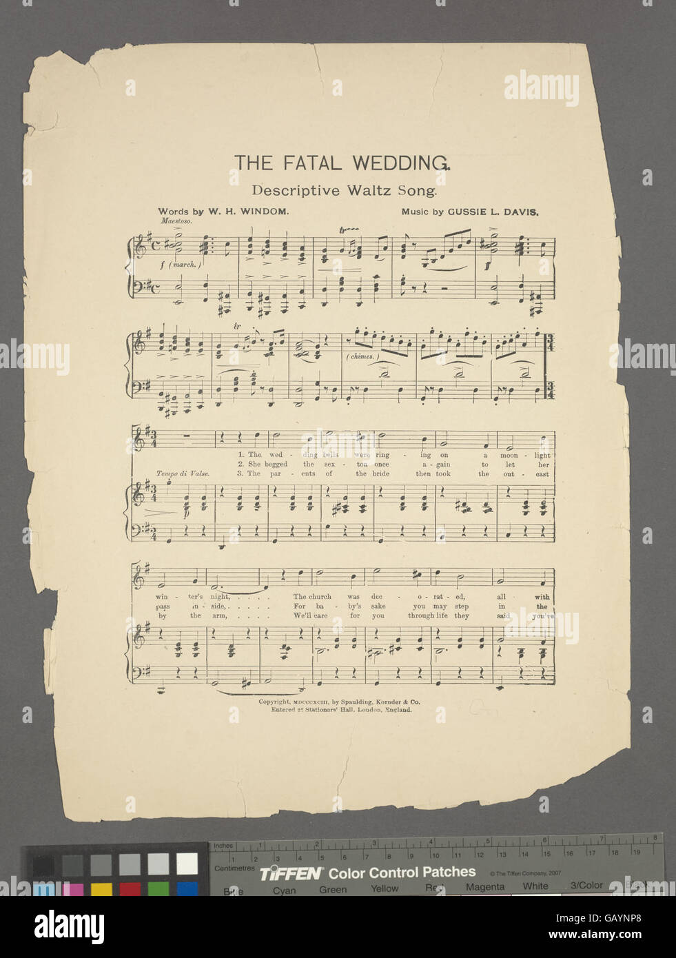 'The Fatal Wedding' is a tragic ballad from the 19th century, narrating ...