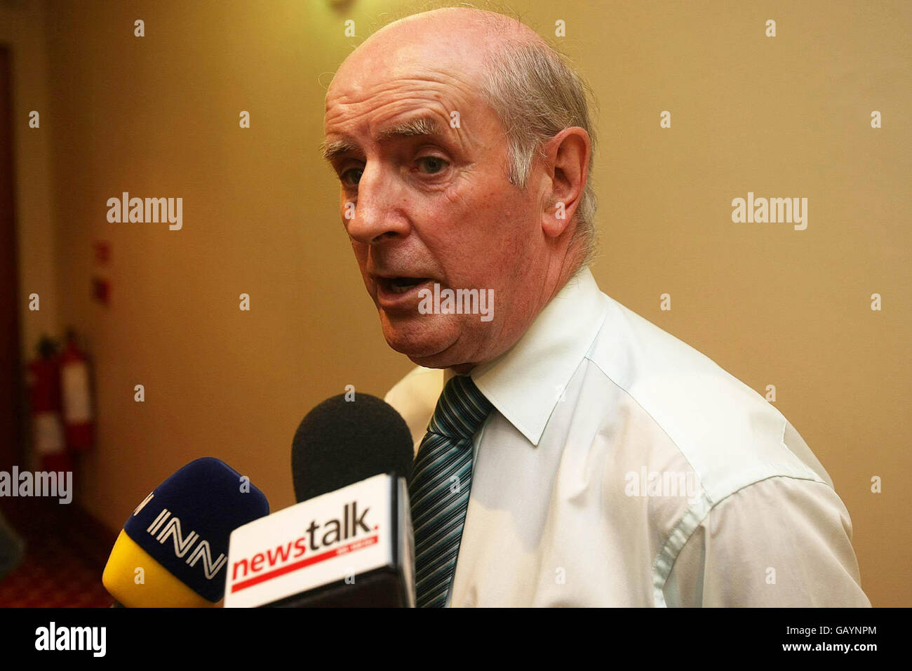 John Kane speaks to the media in the Gresham Hotel, Dublin, after it ...
