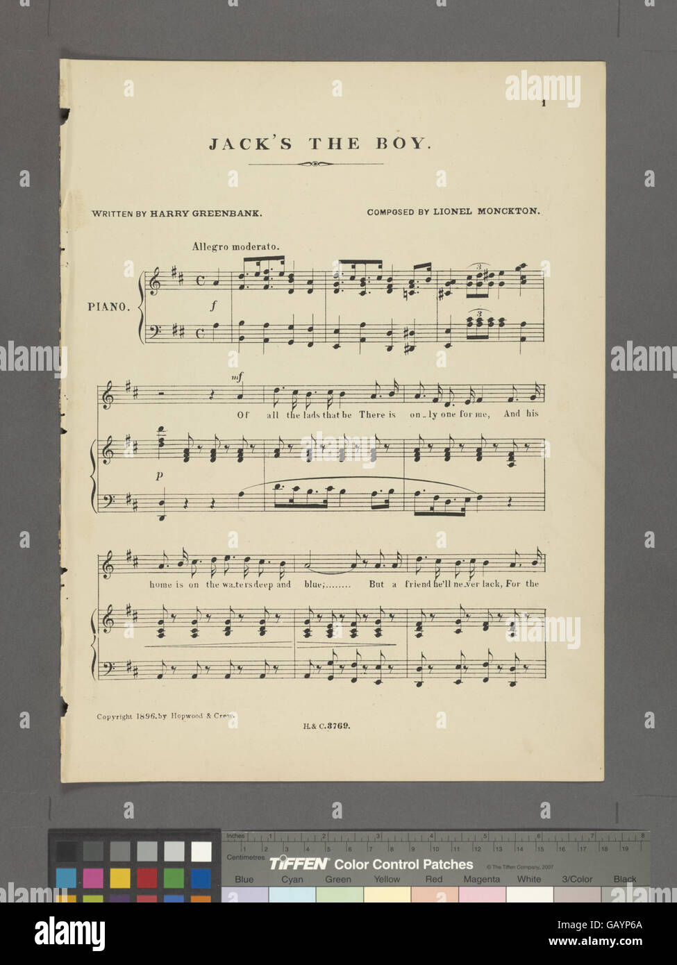 'Jack's the boy' suggests a statement of praise or recognition ...