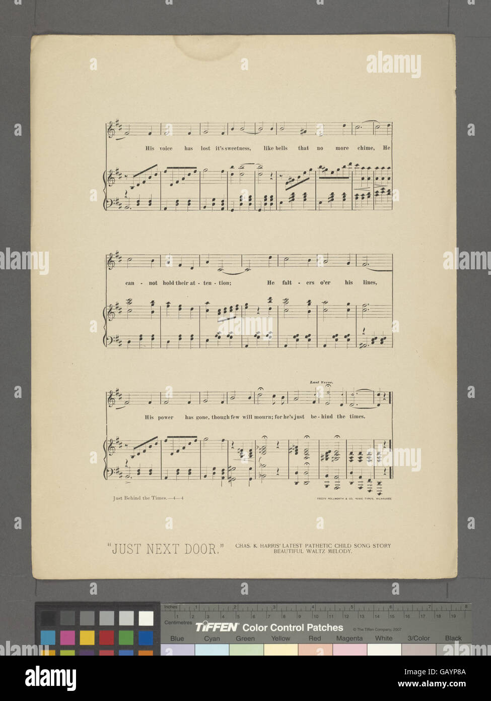 'Just behind the times' suggests being out of sync with current trends ...