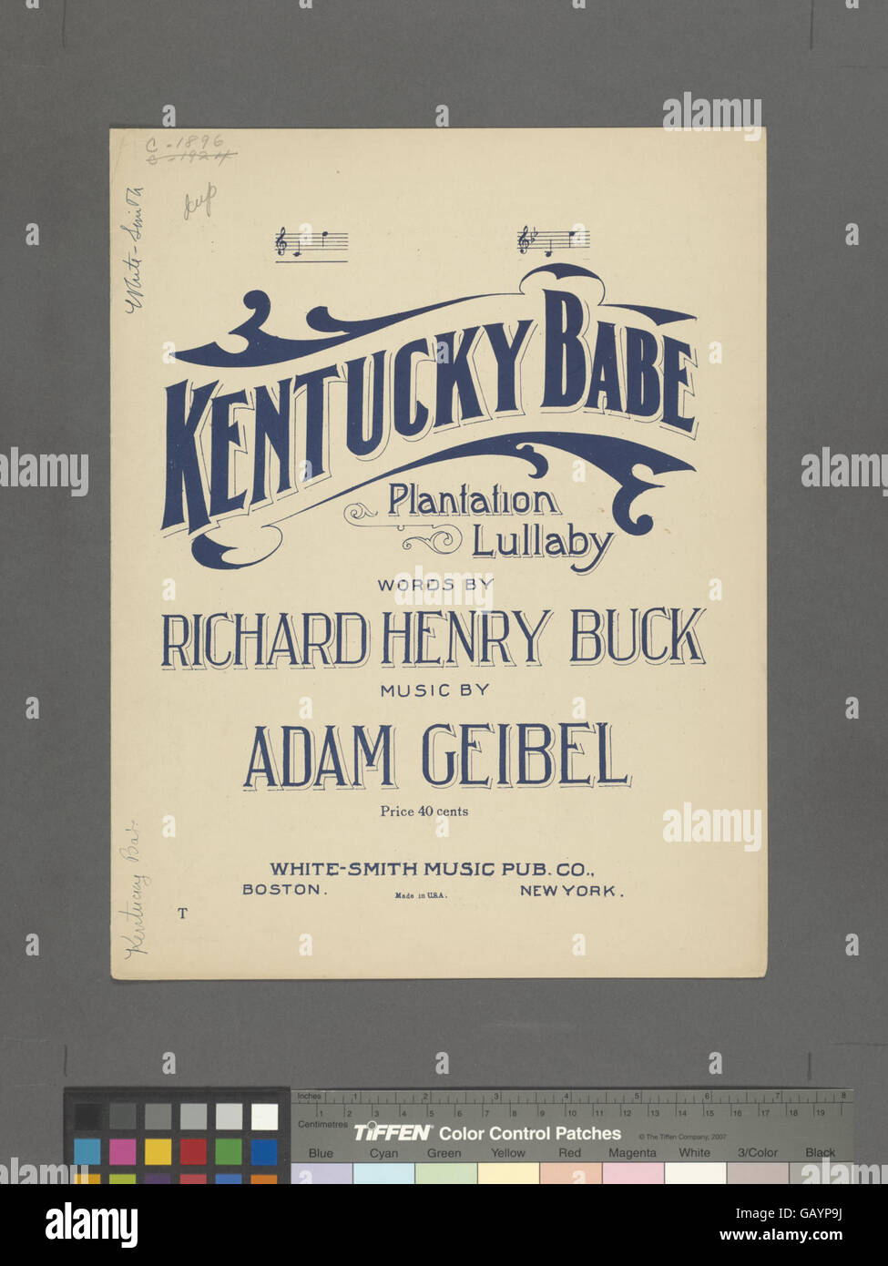 A vintage image of a figure or couple from Kentucky, possibly depicting ...