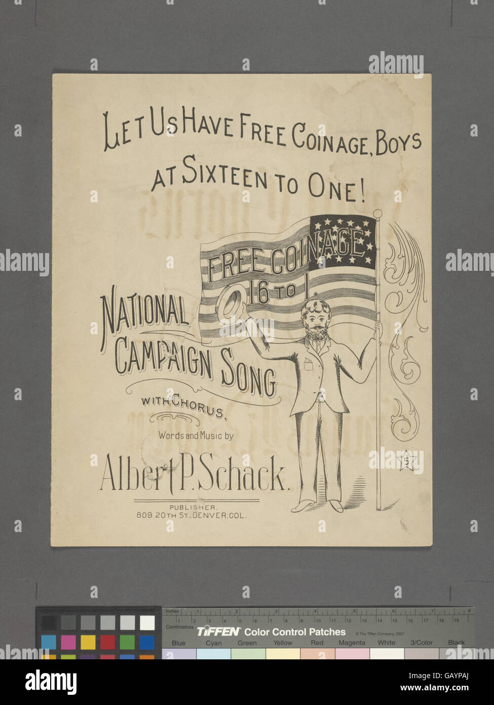 A historical reference to the advocacy for free coinage of silver at ...