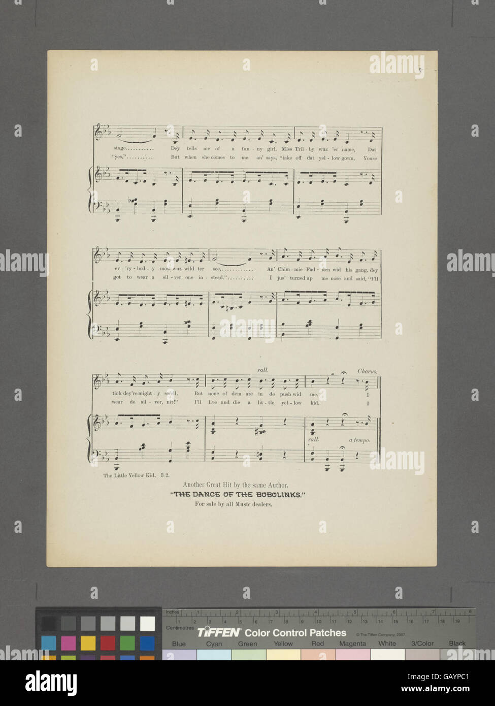 'The Little Yellow Kid' refers to a famous early American comic strip ...