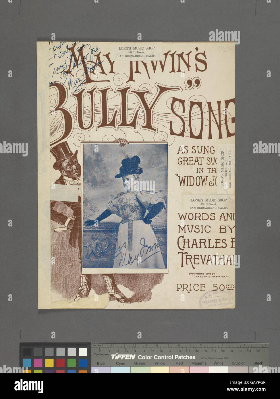 'May Irwin's Bully Song' refers to a song performed by the popular ...