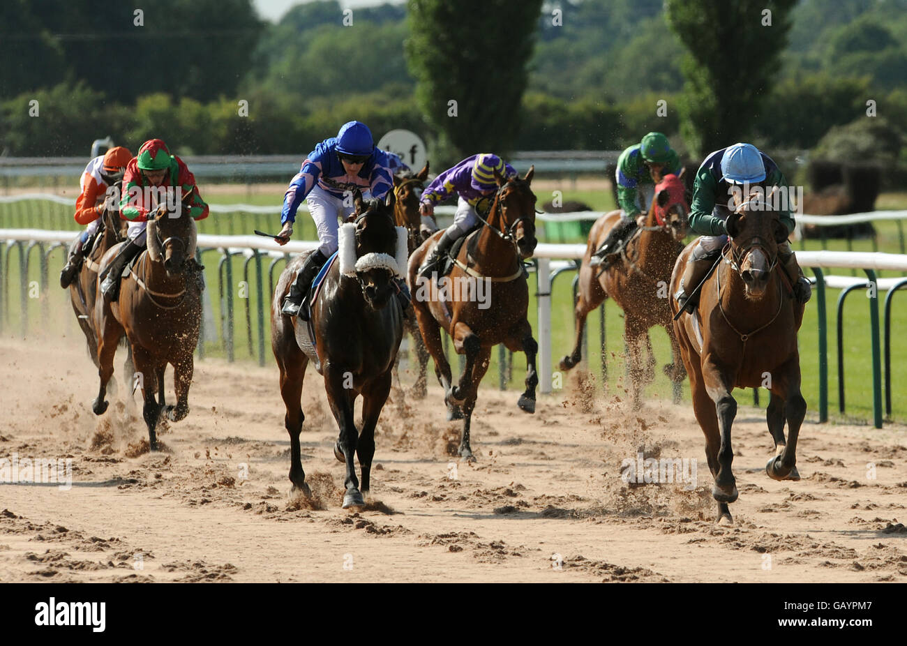 Horse Racing - Southwell Racecourse Stock Photo - Alamy
