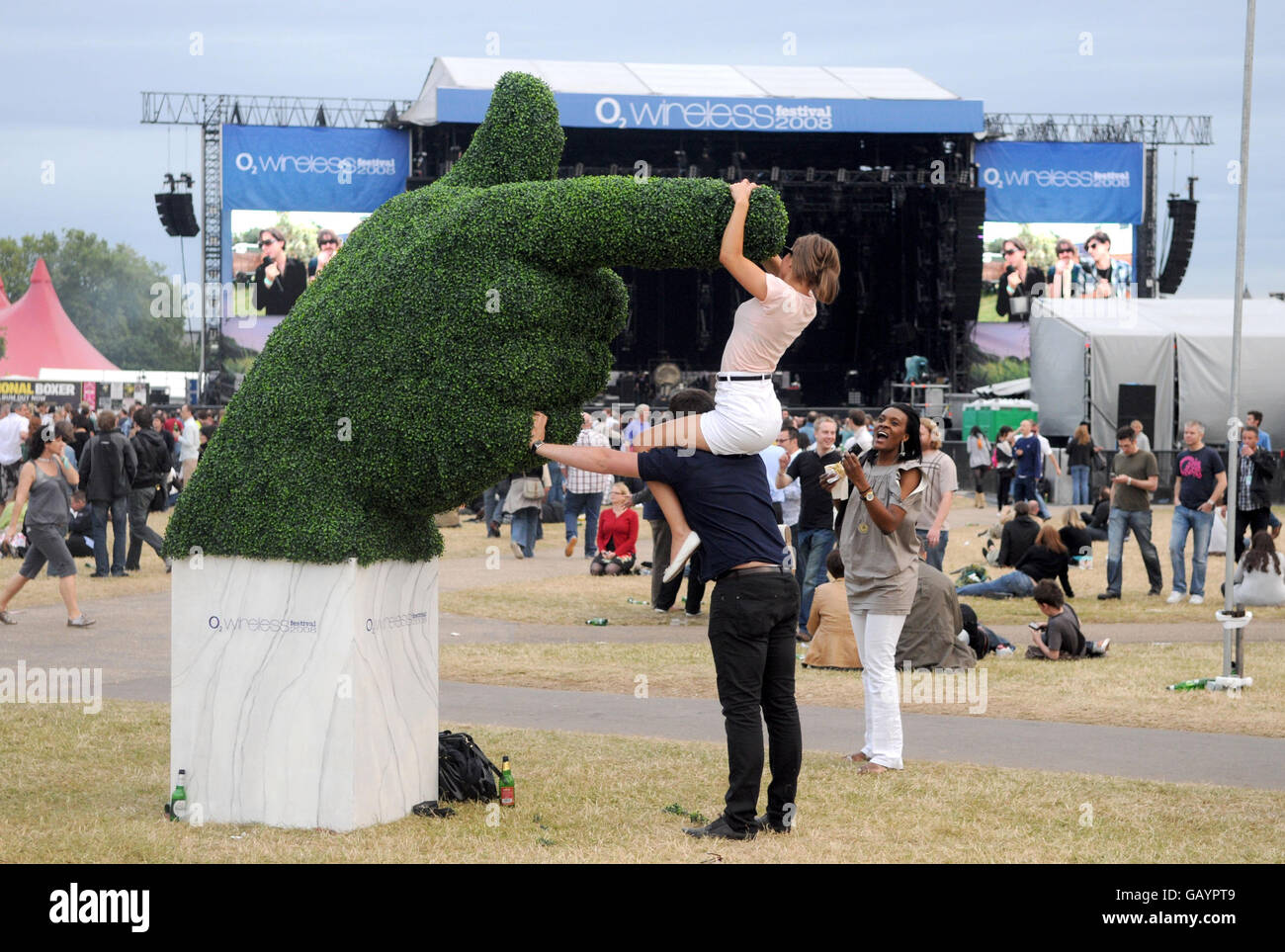 O2 Wireless Festival - Day 2 Stock Photo - Alamy
