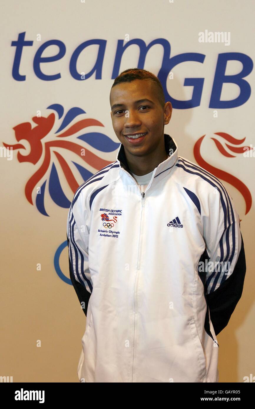 Jordan Gayle (Taekwondo) during Britain's Olympic Ambition 2012 Launch ...
