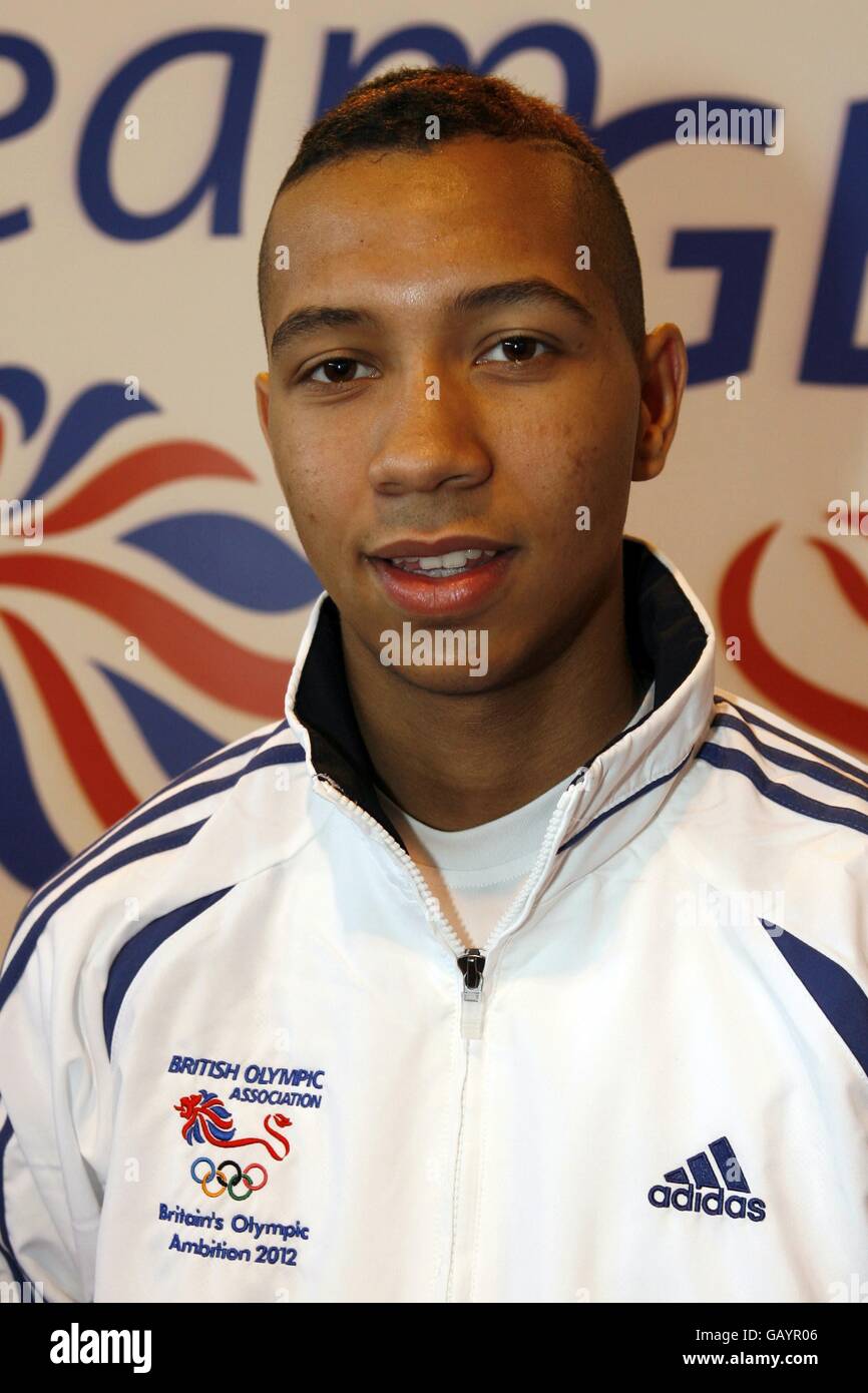 Jordan Gayle (Taekwondo) during Britain's Olympic Ambition 2012 Launch ...